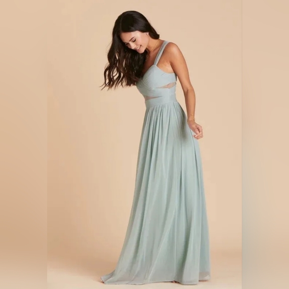 Birdy Grey | Dresses | Birdy Grey Nwt Elsye Maxi Dress In Mesh Sage ...